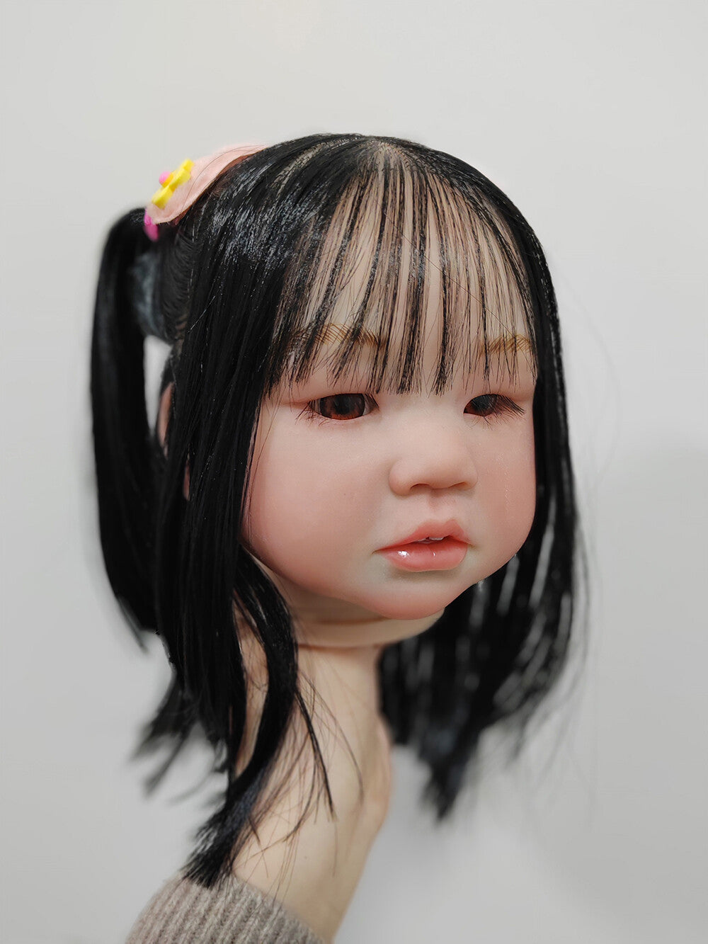 Unassembled 28in Reborn Doll Kit Asian Girl Toddler Painted Hand-Root ...